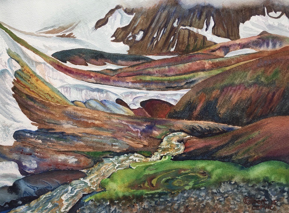 Iceland – Elizabeth Gilbert Watercolour Artist